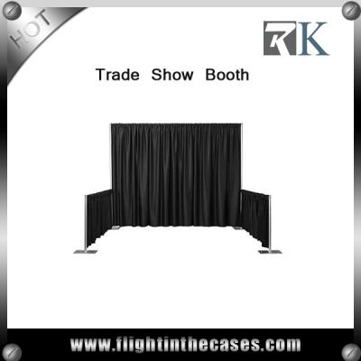 China trade show display booth photo booth enclosure made by pipe and drape for sale