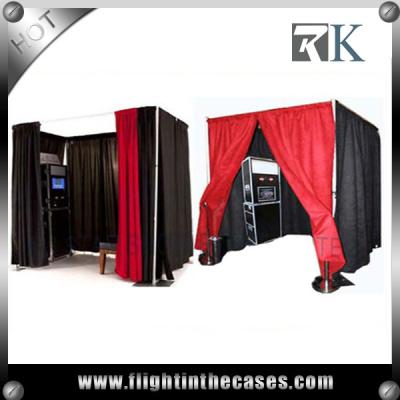 China pipe and drape round photo booth equipment custom made photo booth for sale
