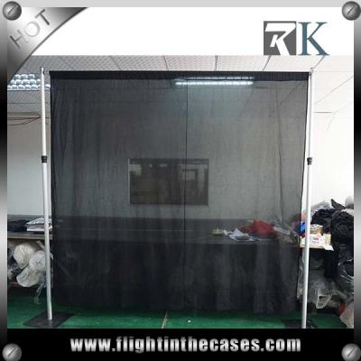 China Portable wall backdrop stand organza wedding backdrop curtain for sale