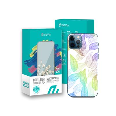 China Devia high quality new come out skin sticker 120*180mm luminous mobile pmma film for slitter printing phone back sticker for sale