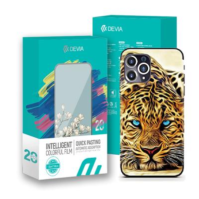 China High quality outlet Devia 3d curved 20pcs/box 120mm*180mm coloful mobile phone sticker skin paper back sheet materials with packing box for sale