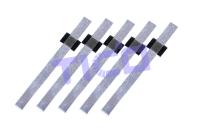 China R&D Battery Aluminum Tab Components - 99.6% Purity, 50×6×0.1mm Dimensions for Button Cell Applications for sale