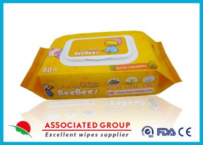 중국 무향 천연 아기 물티슈 Flushable Resealable Pack Healthy 판매용