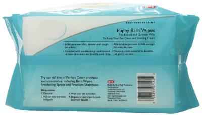 China Medicated Antibacterial Dog Wipes Neutural PH Alcohol Free for sale