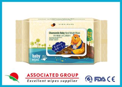 중국 모든 천연 카모마일 아기 물티슈 소프트 무향 저자극 80 물티슈 판매용