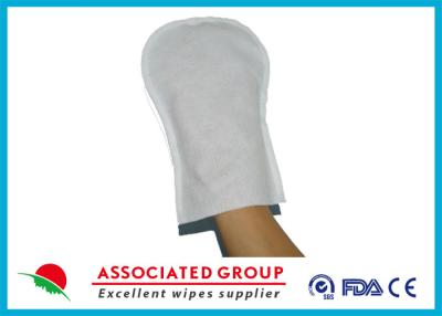 China Perlen-/einfaches Musterbadezimmerreinigungshandschuhe für Entschlackung, glatt und frisch zu verkaufen
