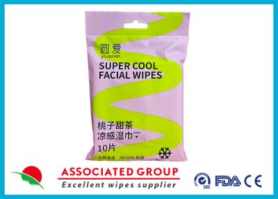 China ISO 9001 Certificado Yuanai Pêssego Chá Doce Limpezas para Refrigeração Limpezas para Adultos Hipoalergênicas 15*20cm à venda