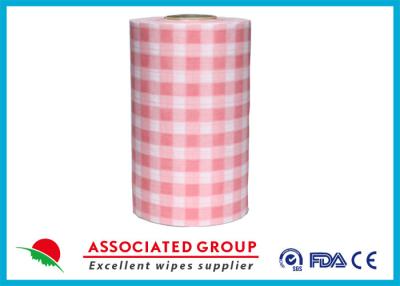 Cina La strofinata non tessuta di Spunlace del modello del plaid arriva a fiumi il colore differente, punto di rottura disponibile in vendita