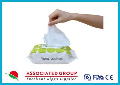 중국 부드러운 크로스 직물 아기 젖은 와이프 플로우 팩 민감한 피부 판매용