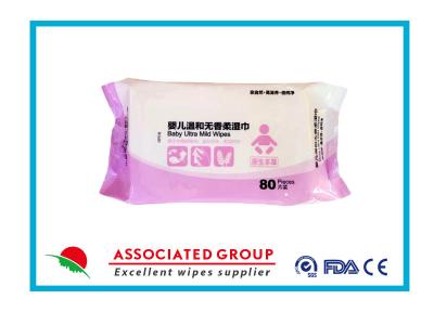중국 45gsm 울트라 마일드 자일리톨 추출물 아기 물티슈 판매용
