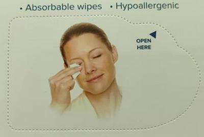 China Hypoallergenic Absorbable Dry Wipes Small Round Great Massage Feeling for sale
