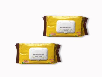 China Los trapos del bebé de Unscented de la cuenta del artículo 10, planta basaron trapos mojados gruesos adicionales en venta