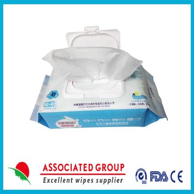 中国 芳香の赤ん坊のぬれたワイプの便利な手および口はアルコールを拭かない 販売のため