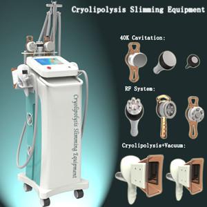 China multifunctional 5 handles RF beauty equipmentcryolipolysis slimming machine for sale