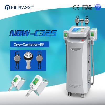 China Cryolipolysis machine belly fat removal machine(combining Cryolipo,Cavitation and  RF technologies in one.) for sale