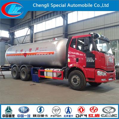 China 6*4 Faw LPG Transport Truck 14 Ton for sale