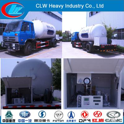 China Dongfeng15000L LPG Gas Filling Tanker Truck (CLW9100) for sale