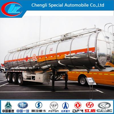China 42cbm Aluminum Oil Tanker Semitrailer for sale