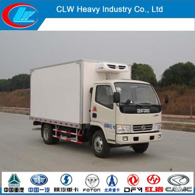 China Dongfeng Small-Sized 130HP 4X2 Cooler Truck for sale