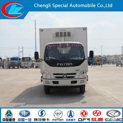 China Foton 4*2 120HP Refrigerator Truck for sale
