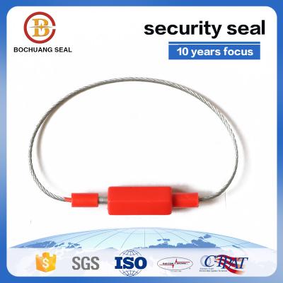 China container cable seal BC-C102 disposable wire cable seal Aluminium alloy steel wire for sale