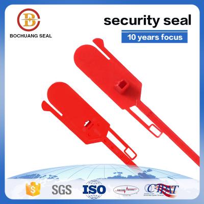 China 400mm tamper proof disposable plastic strip seal ties P201  Container Trucks  trailer doors. Postal bags, for sale