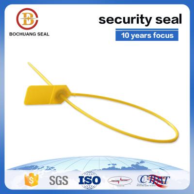 China tamper proof disposable self seal plastic P403 Green, red, blue, white, orange, yellow or customize for sale