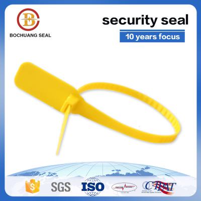 China Flexi click plastic strip seal lock P101 Green, red, blue, white, orange, yellow or customize for sale
