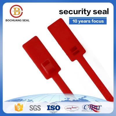 China 330mm plastic tamper proof container seal P104  Green, red, blue, white, orange, yellow or customize for sale