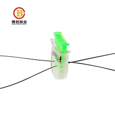 China tamper-proofingsecurity meter seal transparent ABS press type tamper evident seals M102 for sale