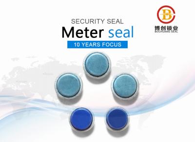 China BCM302 lead seals with wire  security seals  Laser Printing Company Logo number electrical and eater meter boxes for sale