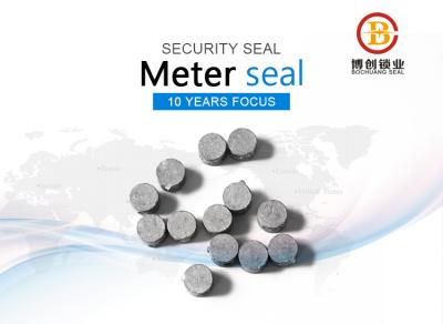 China tamper proof disposable lead wire security seals M301  Laser Printing Company Logo number for sale