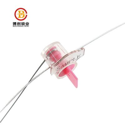 China high security China plastic wire seal M105 for electrical and eater meter boxes PC plastic and stainless wire for sale