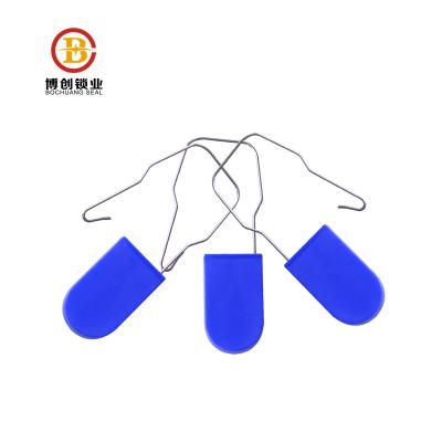 China L202 plastic and stainless steel disposable padlock Customers Required Color Carton Box Keeping Locked Seal steady for sale