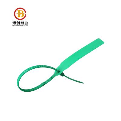 China pull tight security truck seals Fixed length polypropylene disposable plastic security seal BCP413 for sale