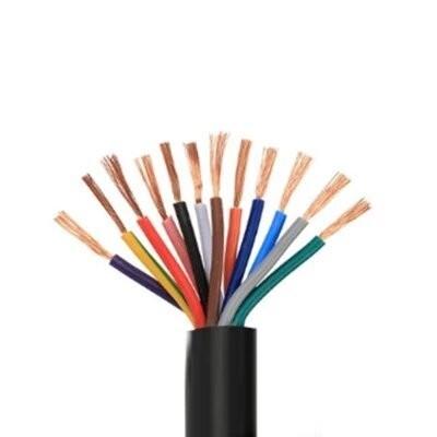 China Elektrische apparatuur PVC-besturingskabel met 12/14/16 kern 1mm2 2,5mm2 4mm2 6mm2 Te koop
