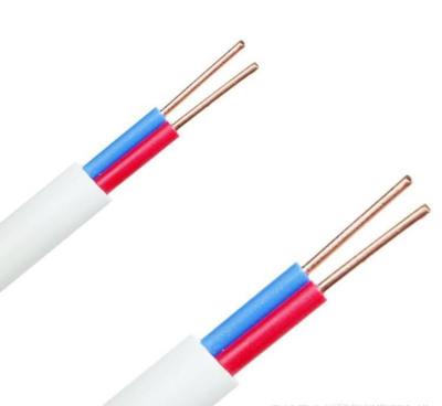 China 2*1.0mm2 2*1.5mm2 Copper Core Flexible Flat Electric Wires Cables with PVC Jacket for sale
