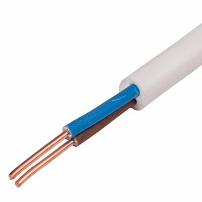 China 2*1.0mm2 2*1.5mm2 Copper Core Flexible Flat Electric Wires Cables with PVC Jacket for sale