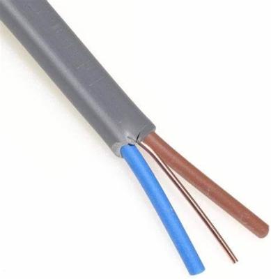 China 2*1.0mm2 2*1.5mm2 Copper Core Flexible Flat Electric Wires Cables with PVC Jacket for sale