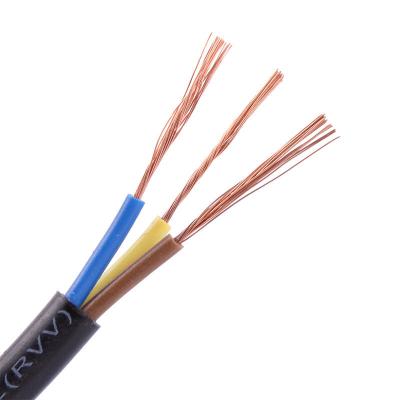 Cina 300/500V 3*1,5 mm Twin PVC Isolato Cavo elettrico di rame per cavo di alimentazione elettrica in vendita