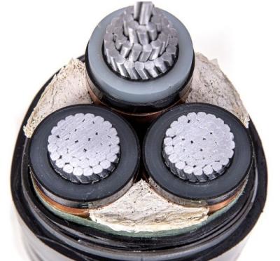 China Bouwindustrie Xlpe Isolatie 3 Kern Aluminium geleider stroomkabel 8.7/15kV Te koop