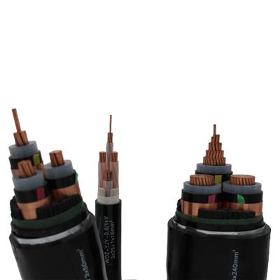 中国 1.5mm-150mm XLPE 絶縁型PVC/PE 覆い電源ケーブル 高低電圧用 販売のため