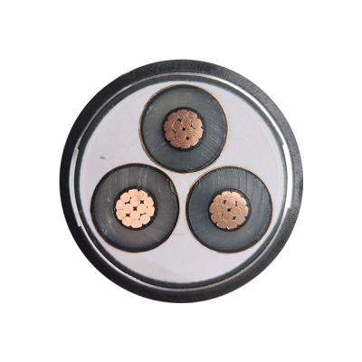 中国 XLPE 絶縁回線 3コア 110KV 高圧電源ケーブル 販売のため