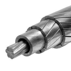 中国 BS/ASTM/DIN/IEC標準500/65 裸アルミ導体鋼線強化ACSRヘアヘッドケーブル 販売のため