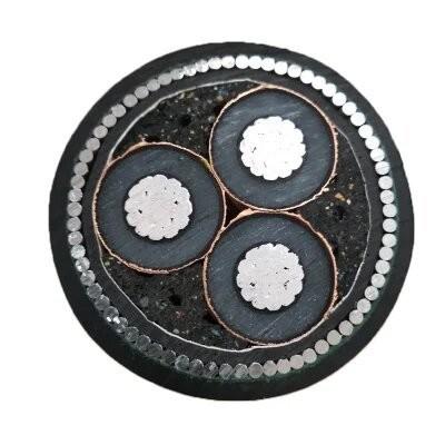 China 26/35KV Hoogspanningskoperkern DC-stroomkabel met XLPE-isolatie en PVC-schede Te koop