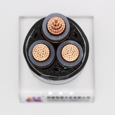 China Material de isolamento Xlpe 1 núcleo 2 núcleo 3 núcleo cabo de alimentação elétrica com certificado CCC à venda