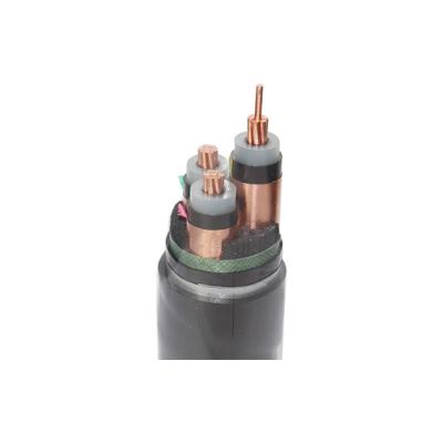 中国 1/3 コア 中圧 XLPE 断熱電源ケーブル 安全で電源伝送 販売のため