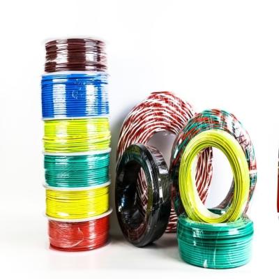 China 1.5mm 2.5mm cobre PVC cablagem de casa e fio de construção para sistemas elétricos de construção à venda