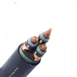 Cina Cable di alimentazione a conducente di rame ad alta tensione isolante XLPE sotterraneo 300 mm2 in vendita