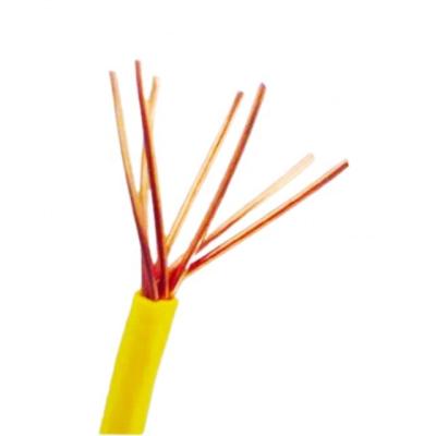 中国 450/750V 2.5 4 6 10平方mm 7ストランド PVC 固形銅線 CE証明書付き 販売のため